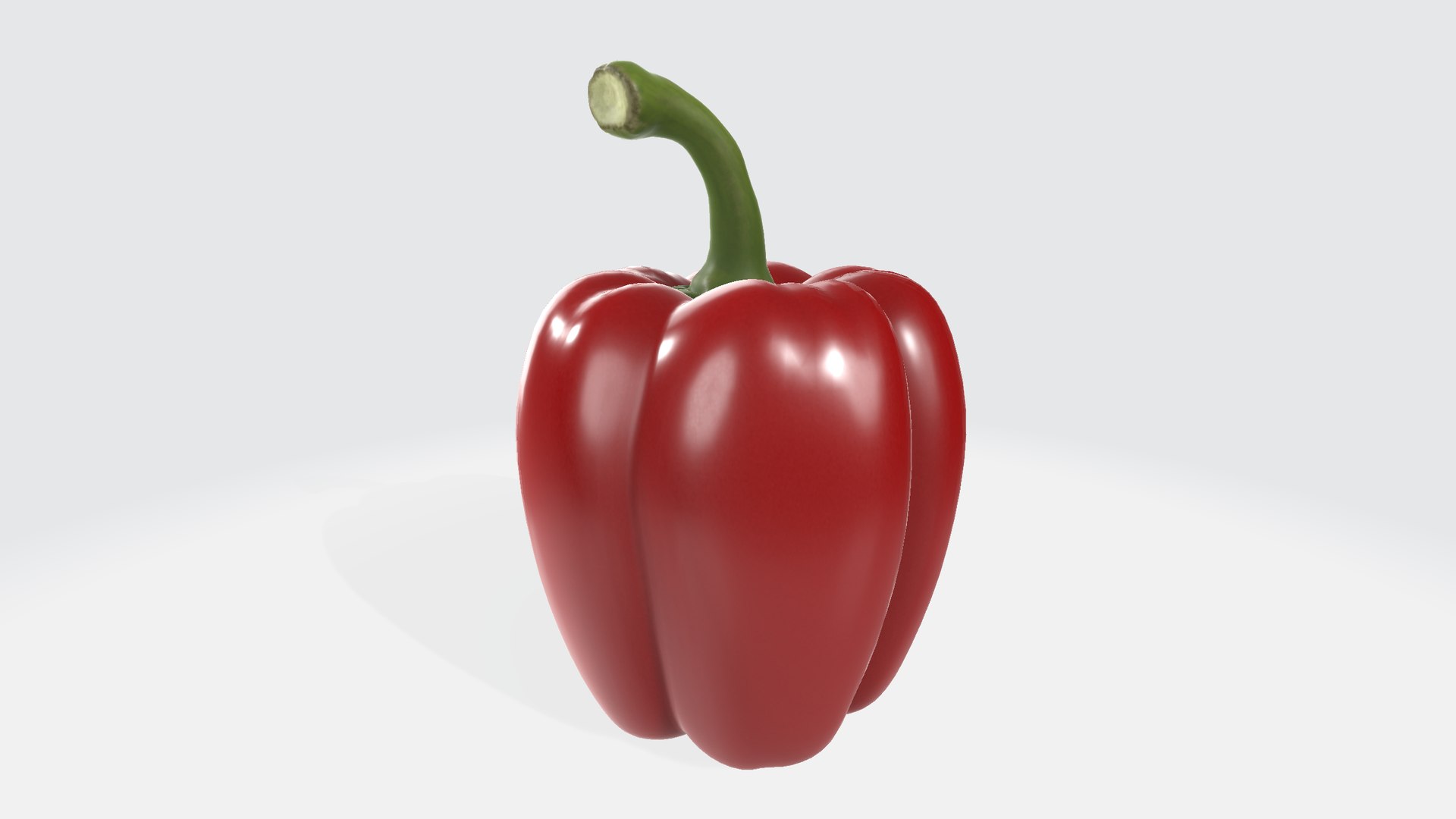 Red Bell Pepper 3D - TurboSquid 2347702