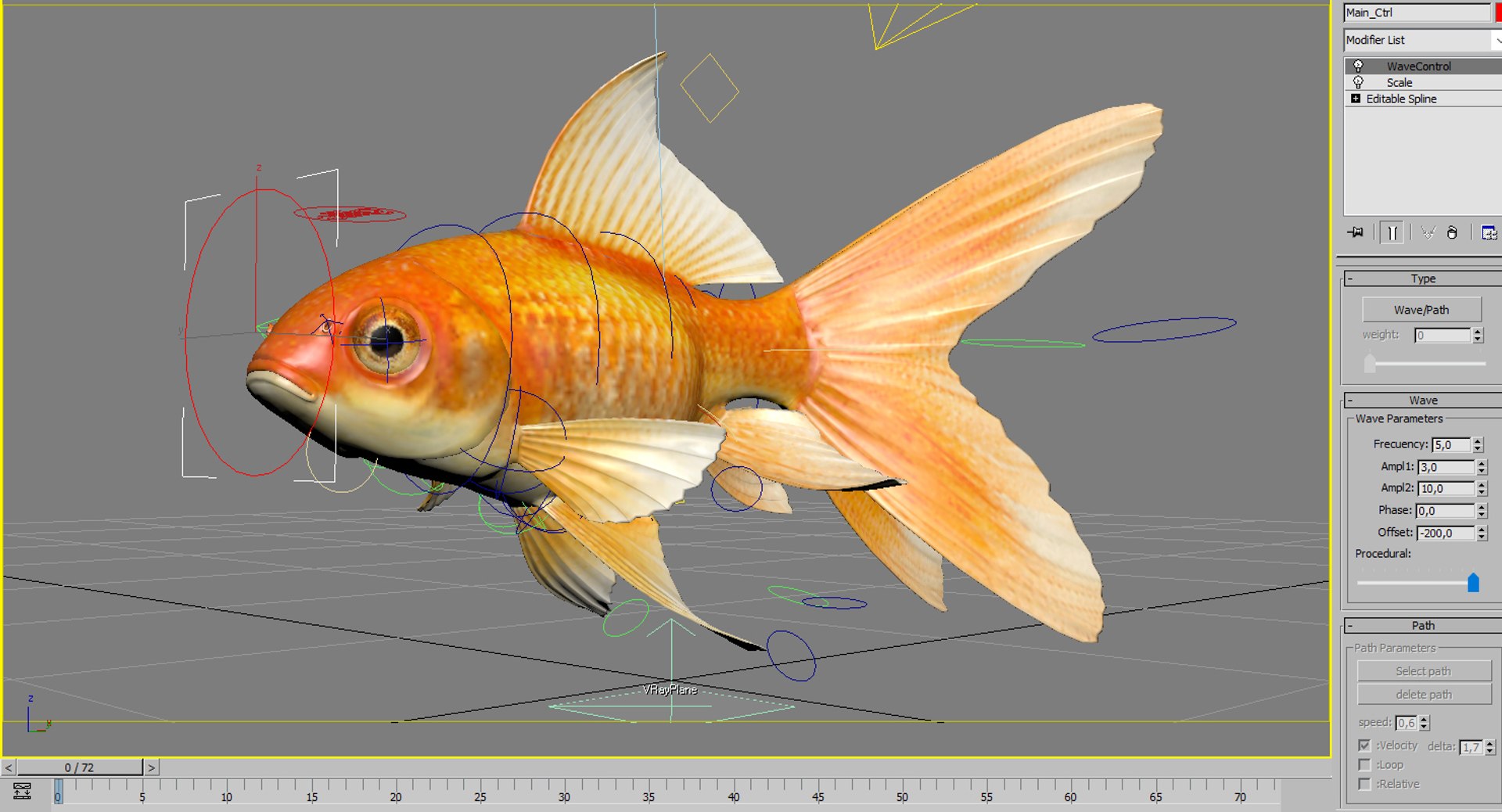 3D model goldfish 2 animation - TurboSquid 1154992