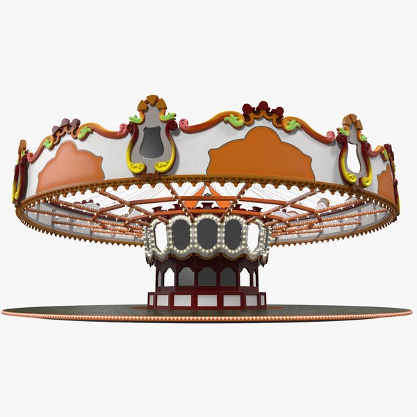 Park carousel model - TurboSquid 1602207