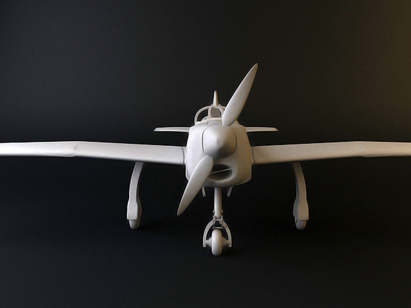 Airplane Bell Xp 77 3d Model