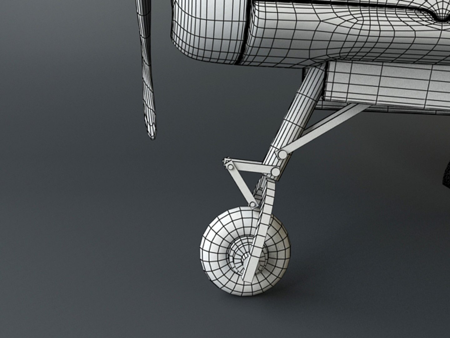 Airplane Bell Xp 77 3d Model