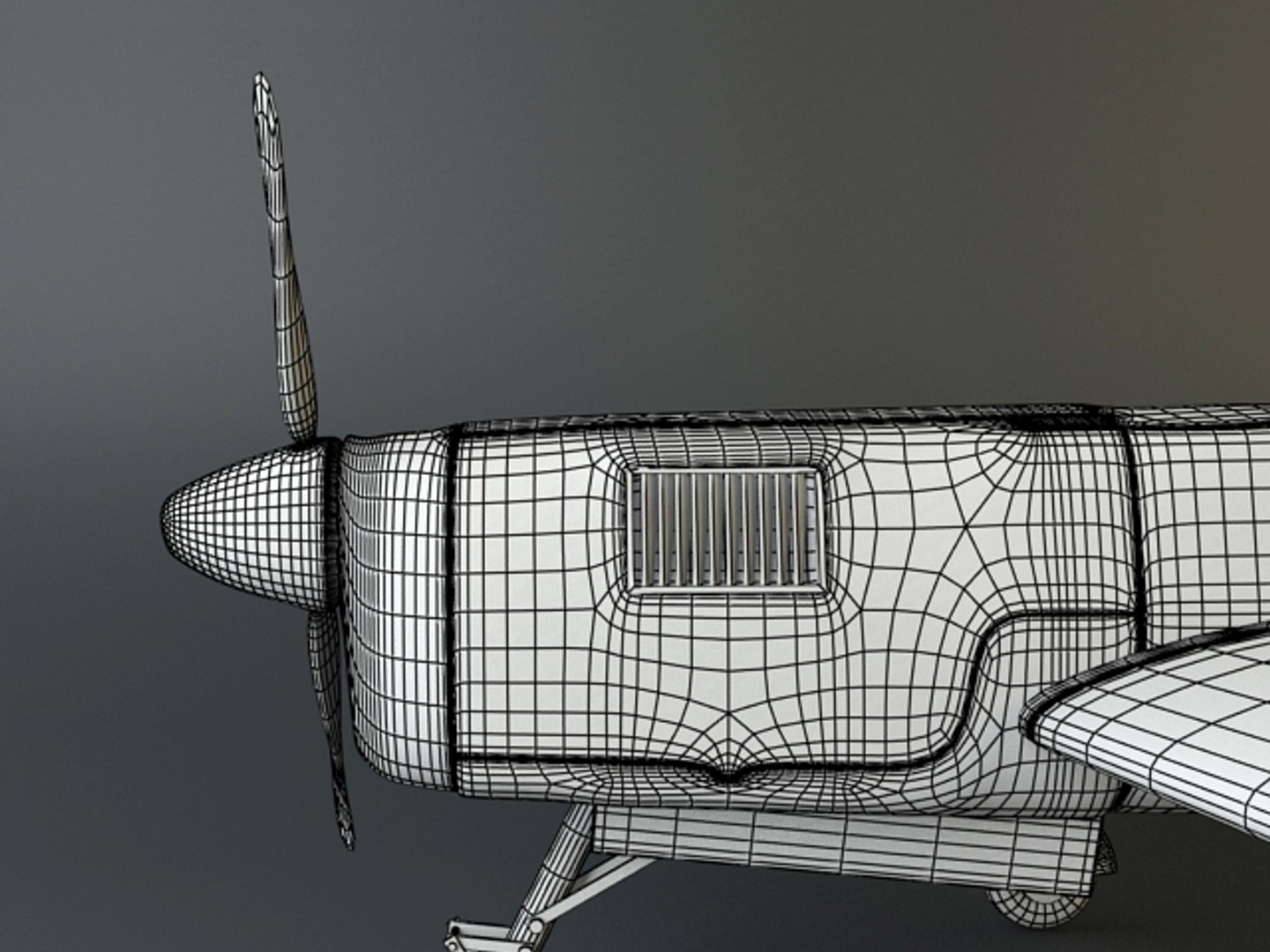 Airplane Bell Xp 77 3d Model