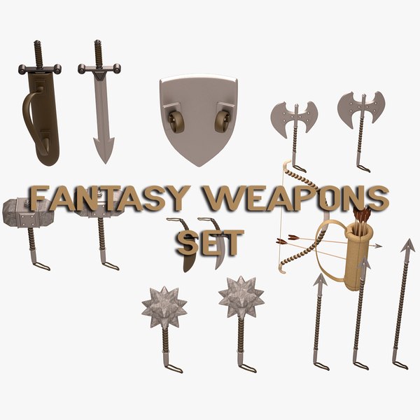 max fantasy weapons set