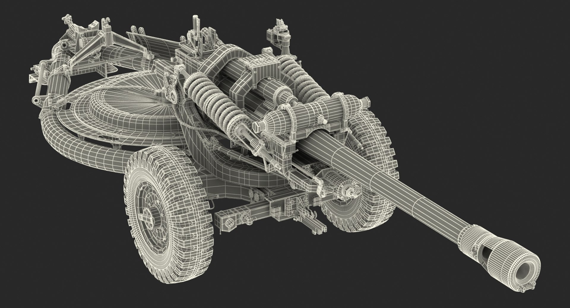 3D light field howitzer m119 model - TurboSquid 1242851
