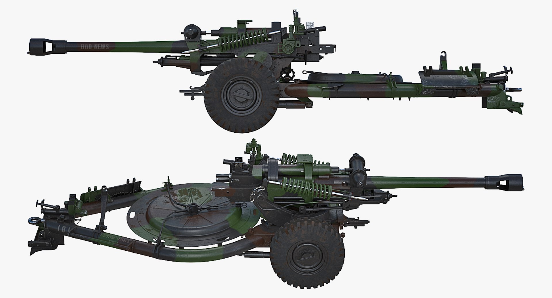 3D Light Field Howitzer M119 Model - TurboSquid 1242851