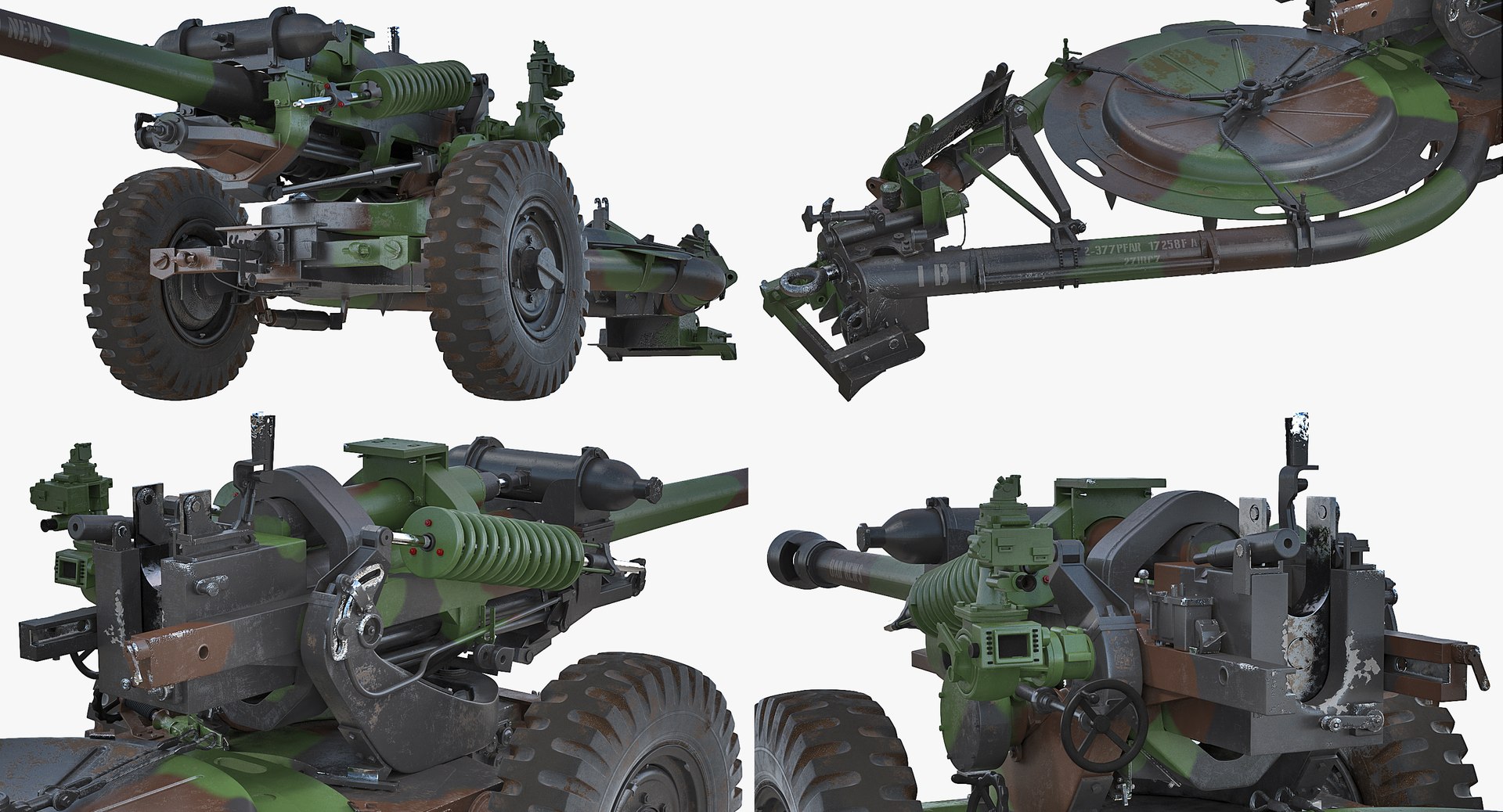 3D Light Field Howitzer M119 Model - TurboSquid 1242851