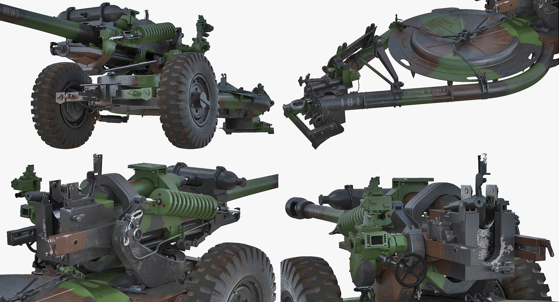 3D light field howitzer m119 model - TurboSquid 1242851