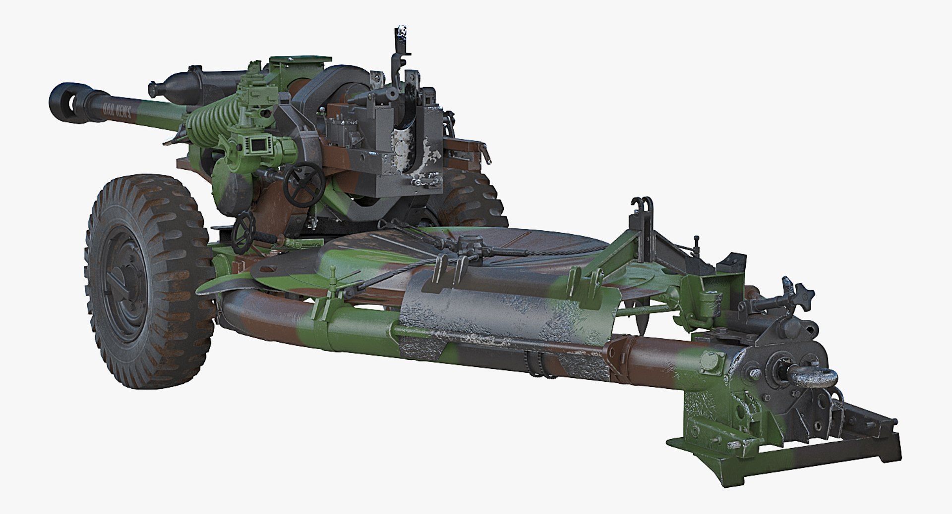 3D Light Field Howitzer M119 Model - TurboSquid 1242851