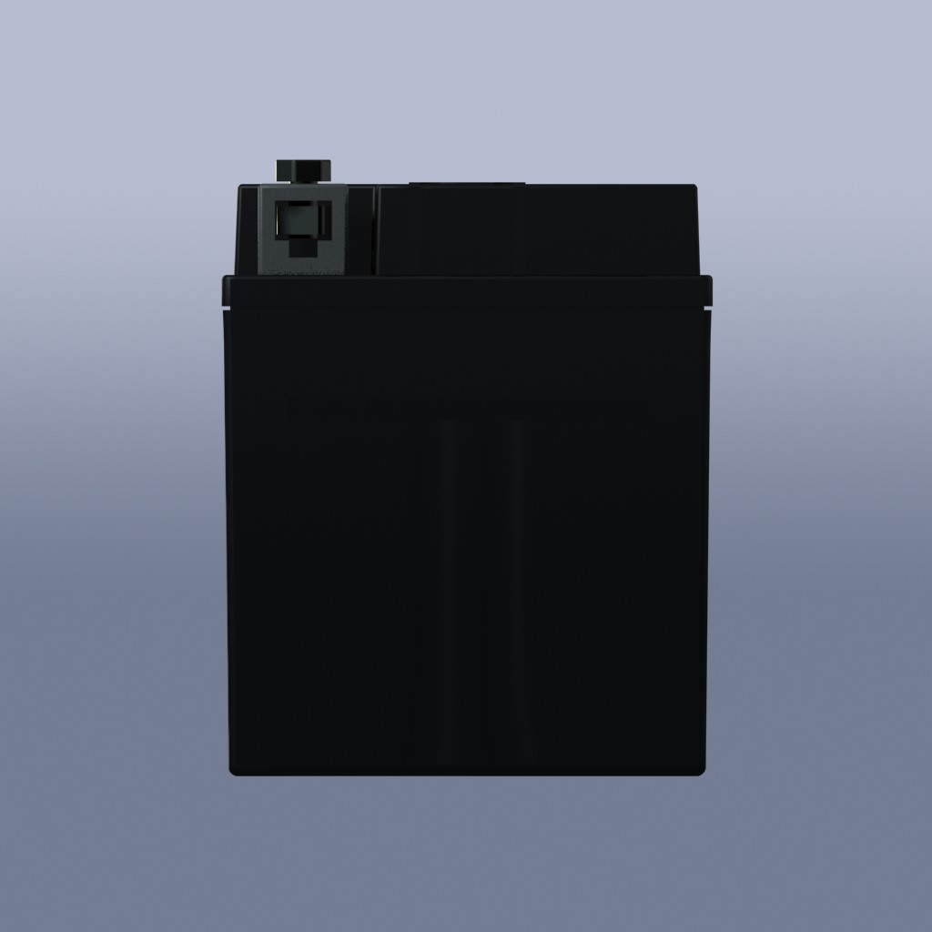 free motorcycle battery 3d model