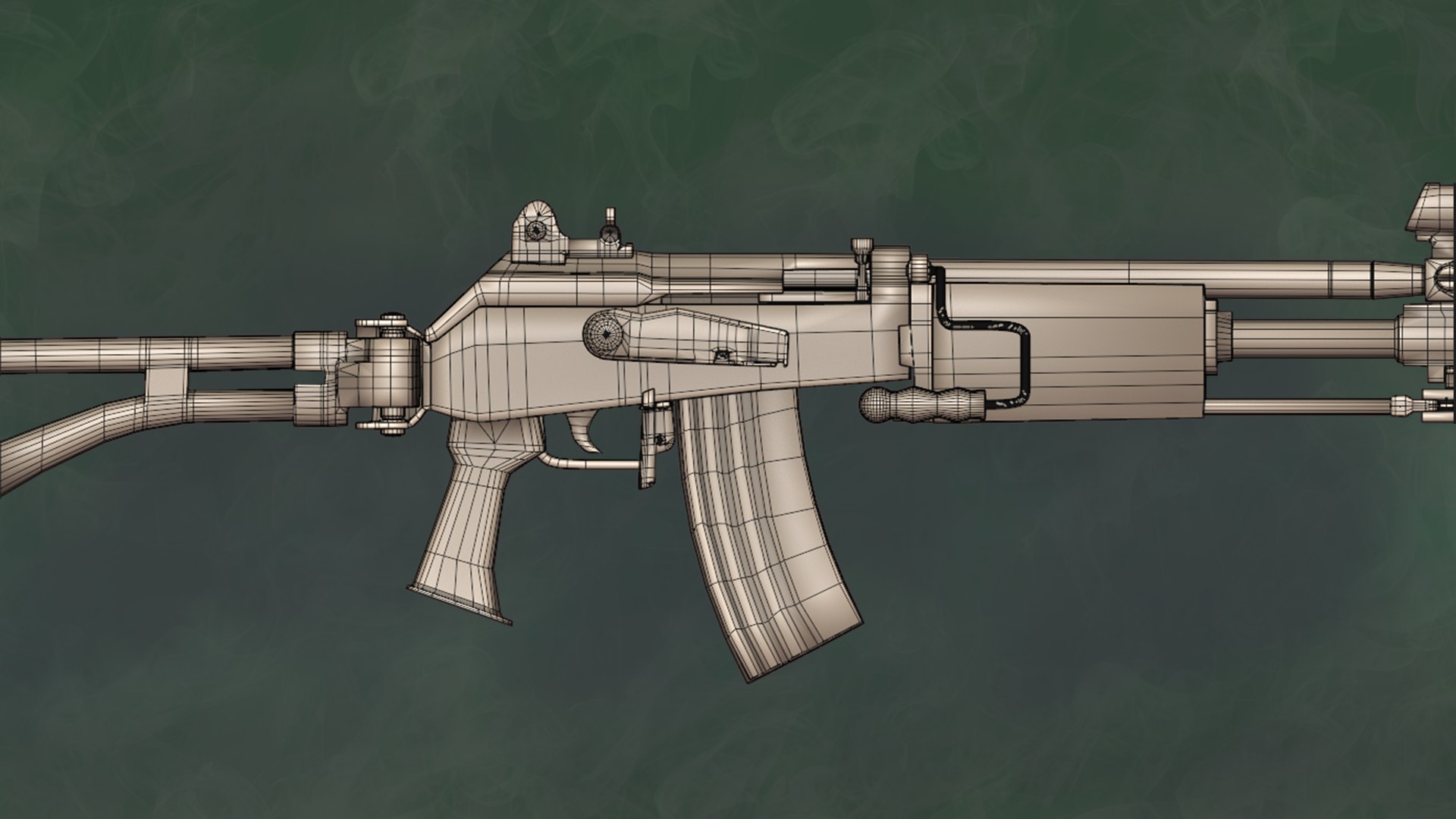 3D Model Assault Rifle Galil Arm 556 - Asset - TurboSquid 2040765