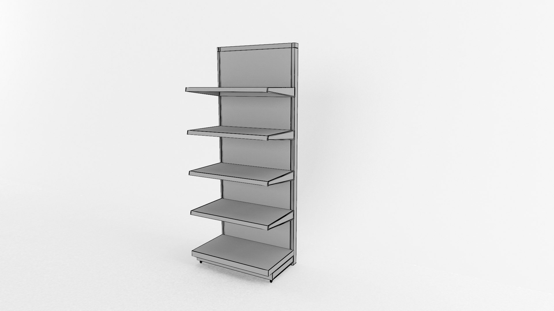 Supermarket Shelve Model - TurboSquid 1949567