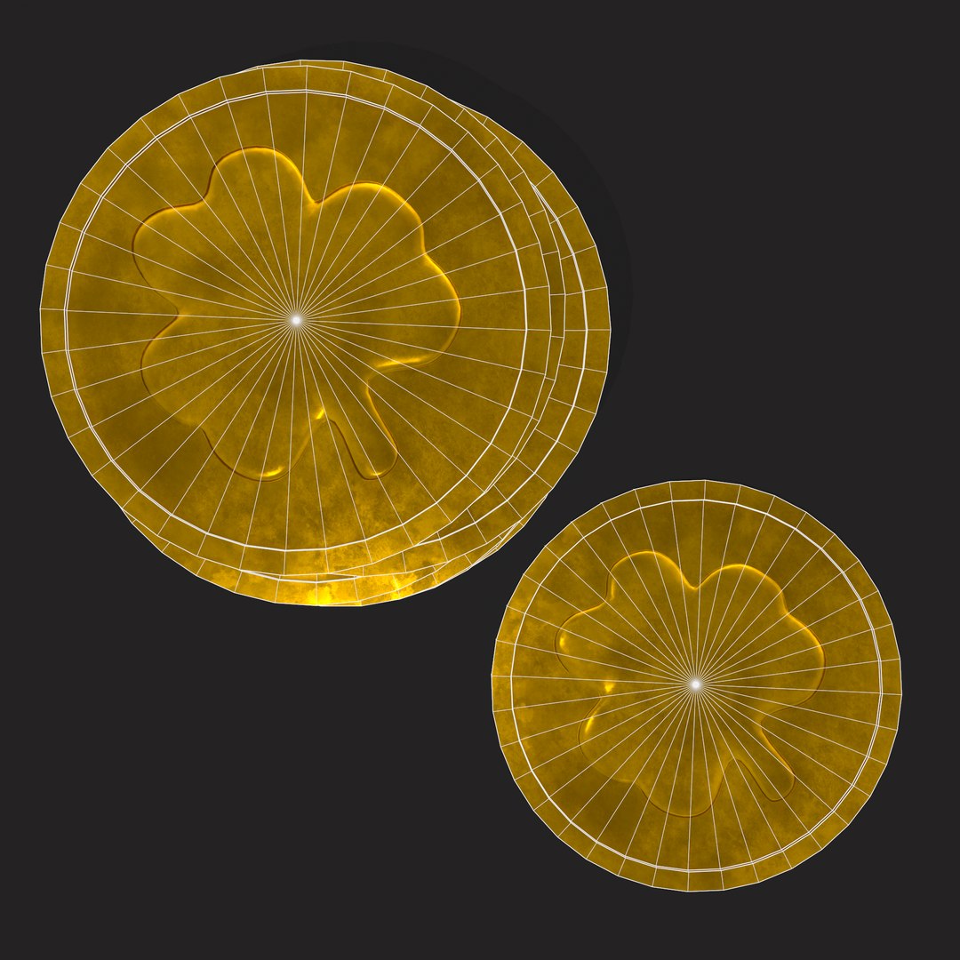 3D Lucky Gold Coin model - TurboSquid 1872706