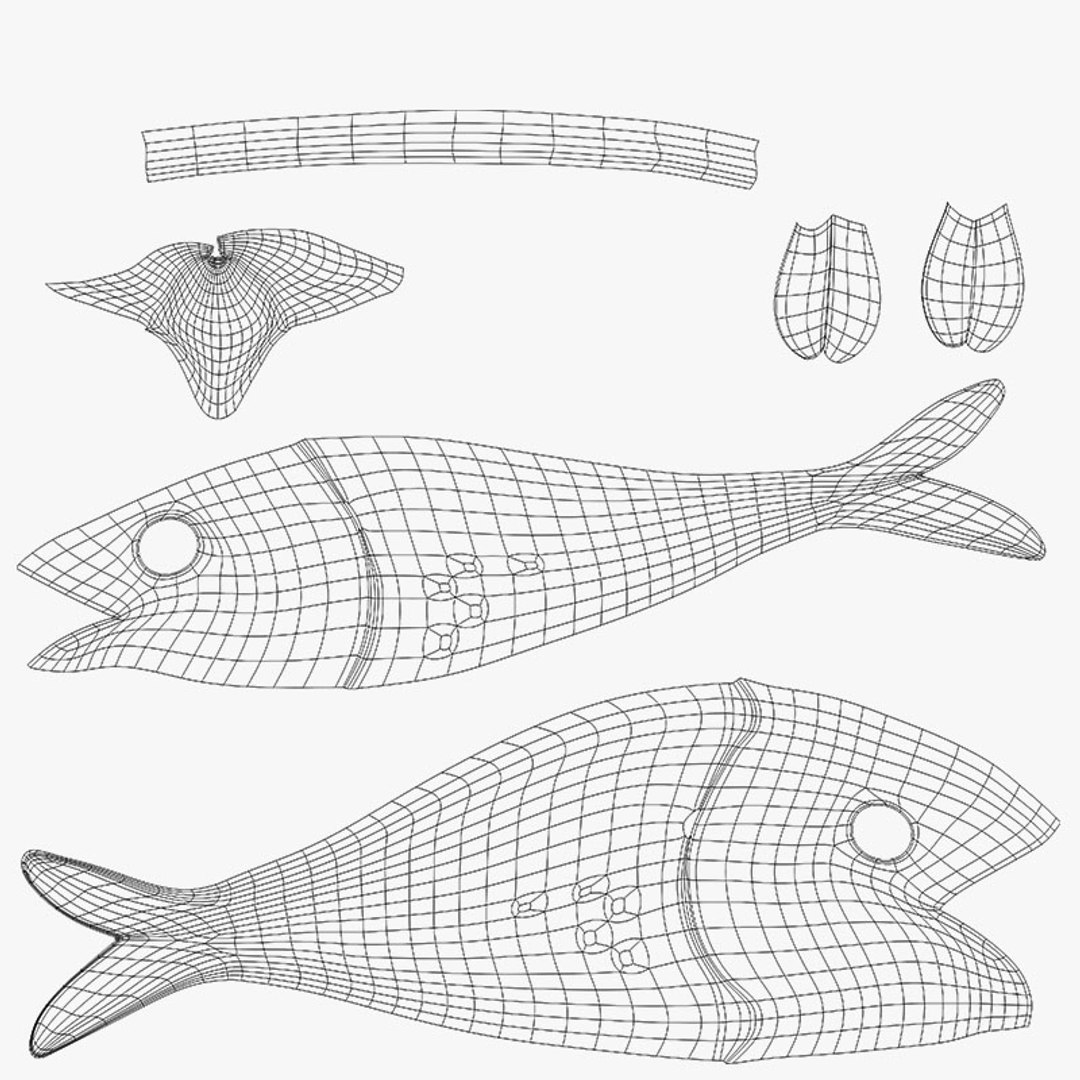 PlateOfRawfish 3D - TurboSquid 2104805