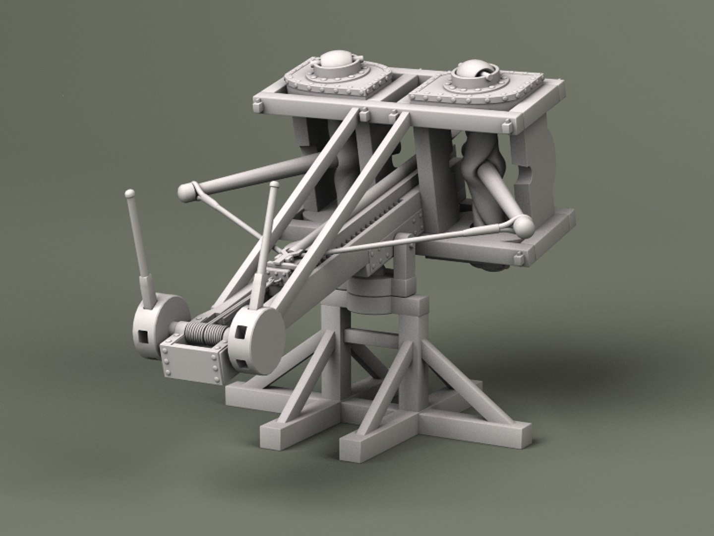 3d Roman Ballista