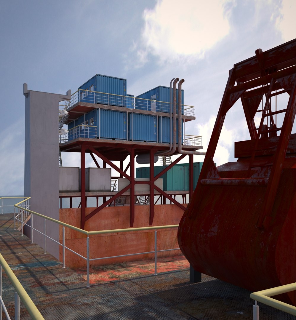 3d Barge Cargo
