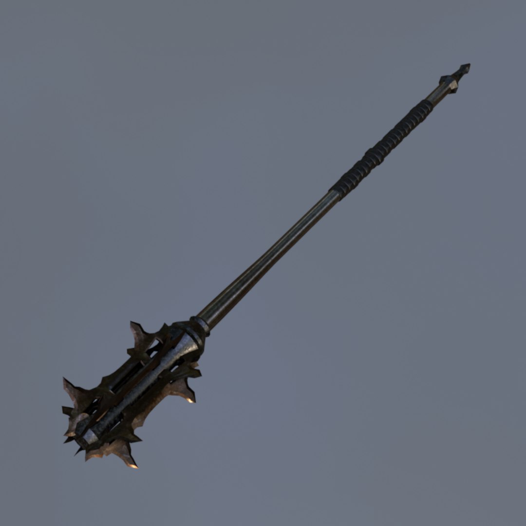 3D Medieval Dual Mace - TurboSquid 2253740