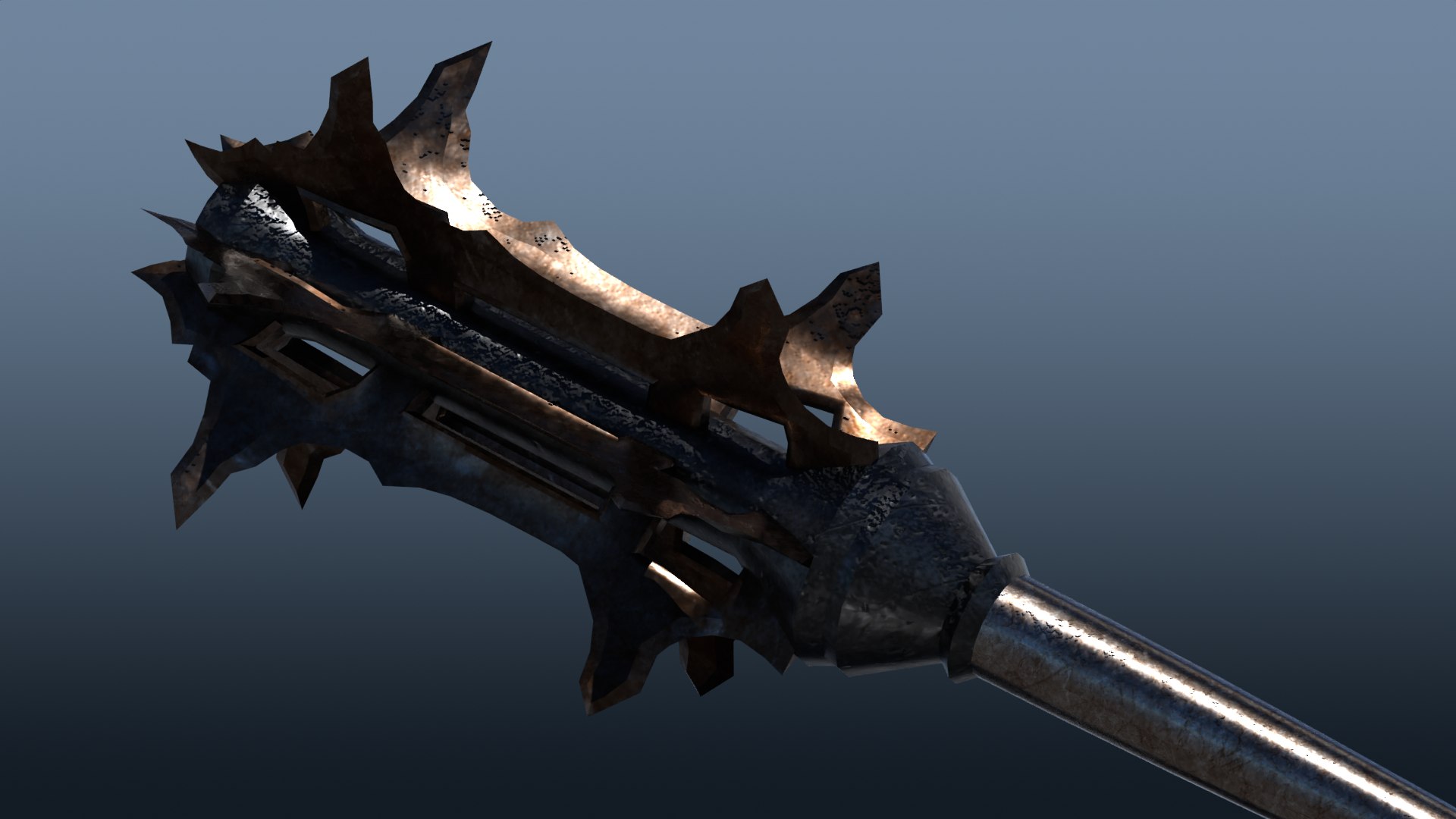 3D Medieval Dual Mace - TurboSquid 2253740