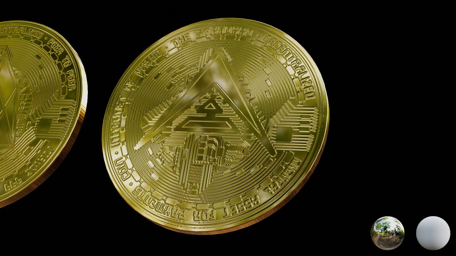 3D Crypto Coins Pack 1 Model - TurboSquid 1813185