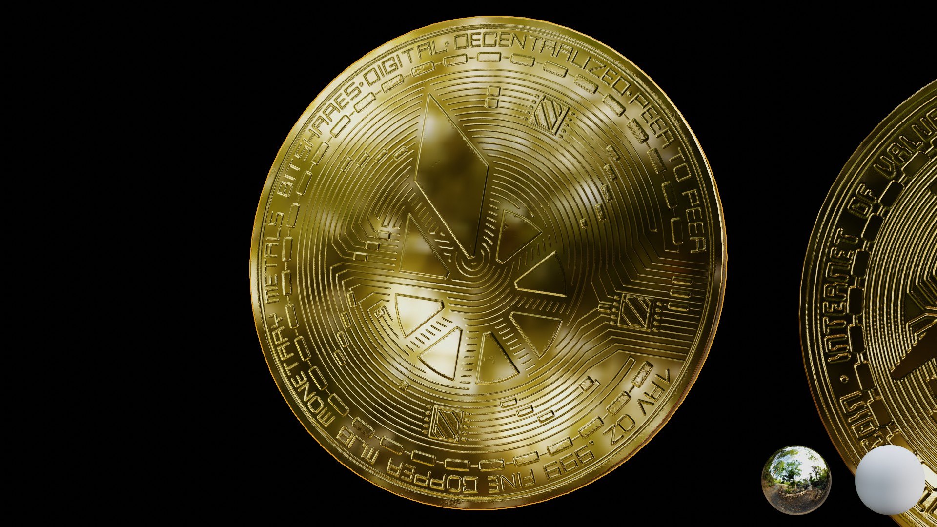 3D Crypto Coins Pack 1 Model - TurboSquid 1813185