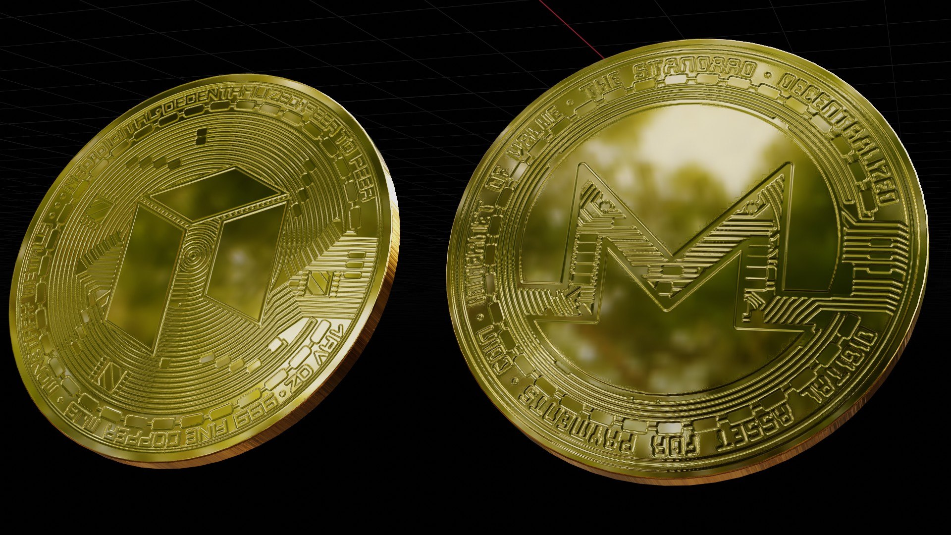 3D Crypto Coins Pack 1 Model - TurboSquid 1813185