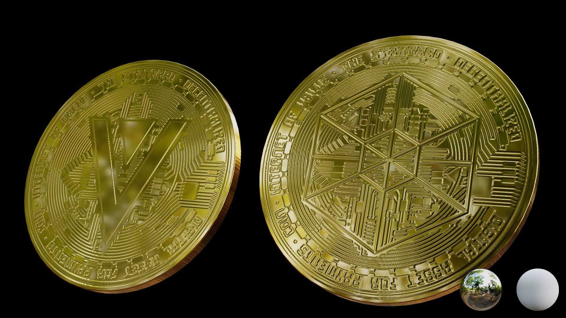 3D Crypto Coins Pack 1 Model - TurboSquid 1813185