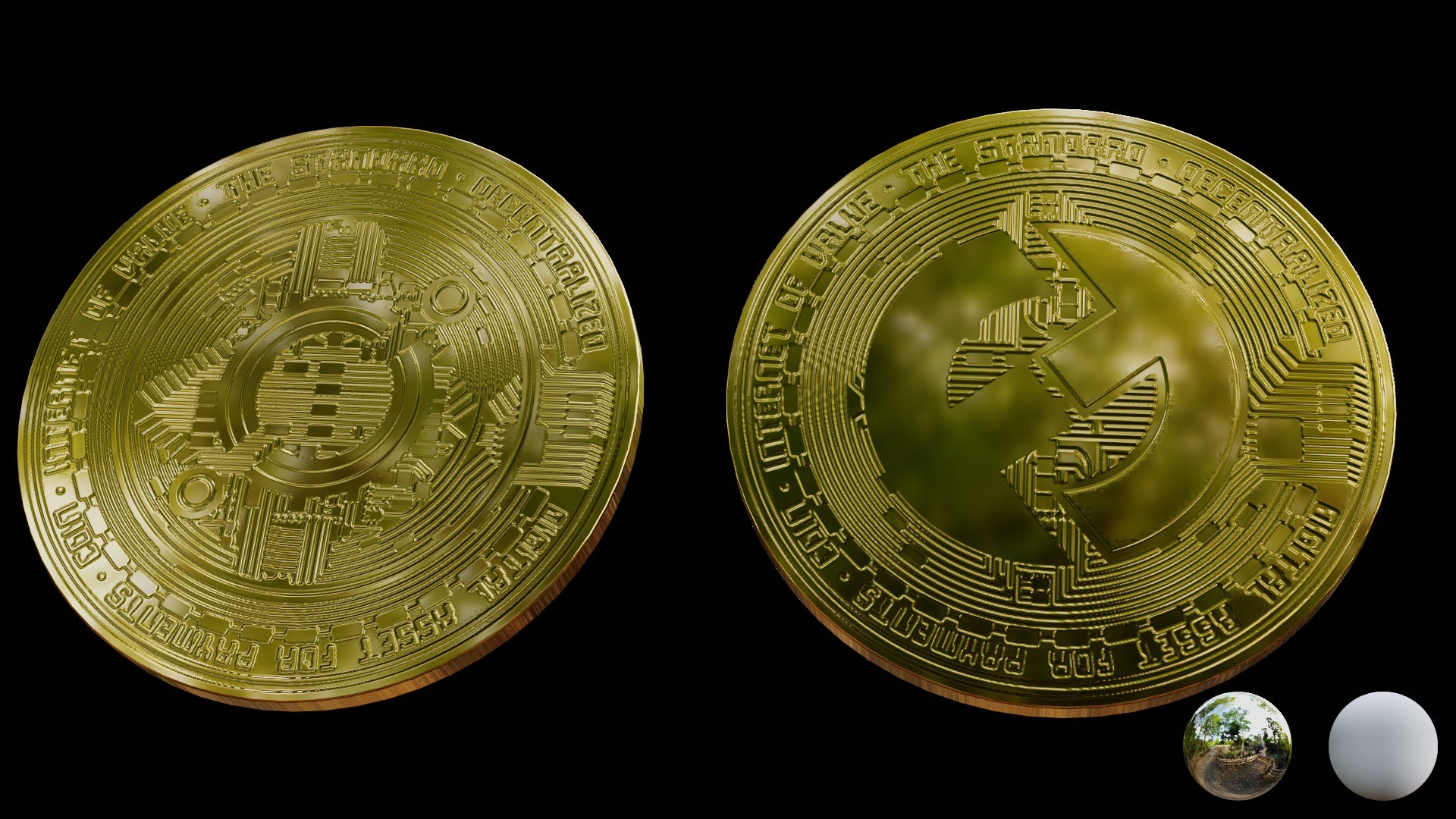 3D Crypto Coins Pack 1 Model - TurboSquid 1813185