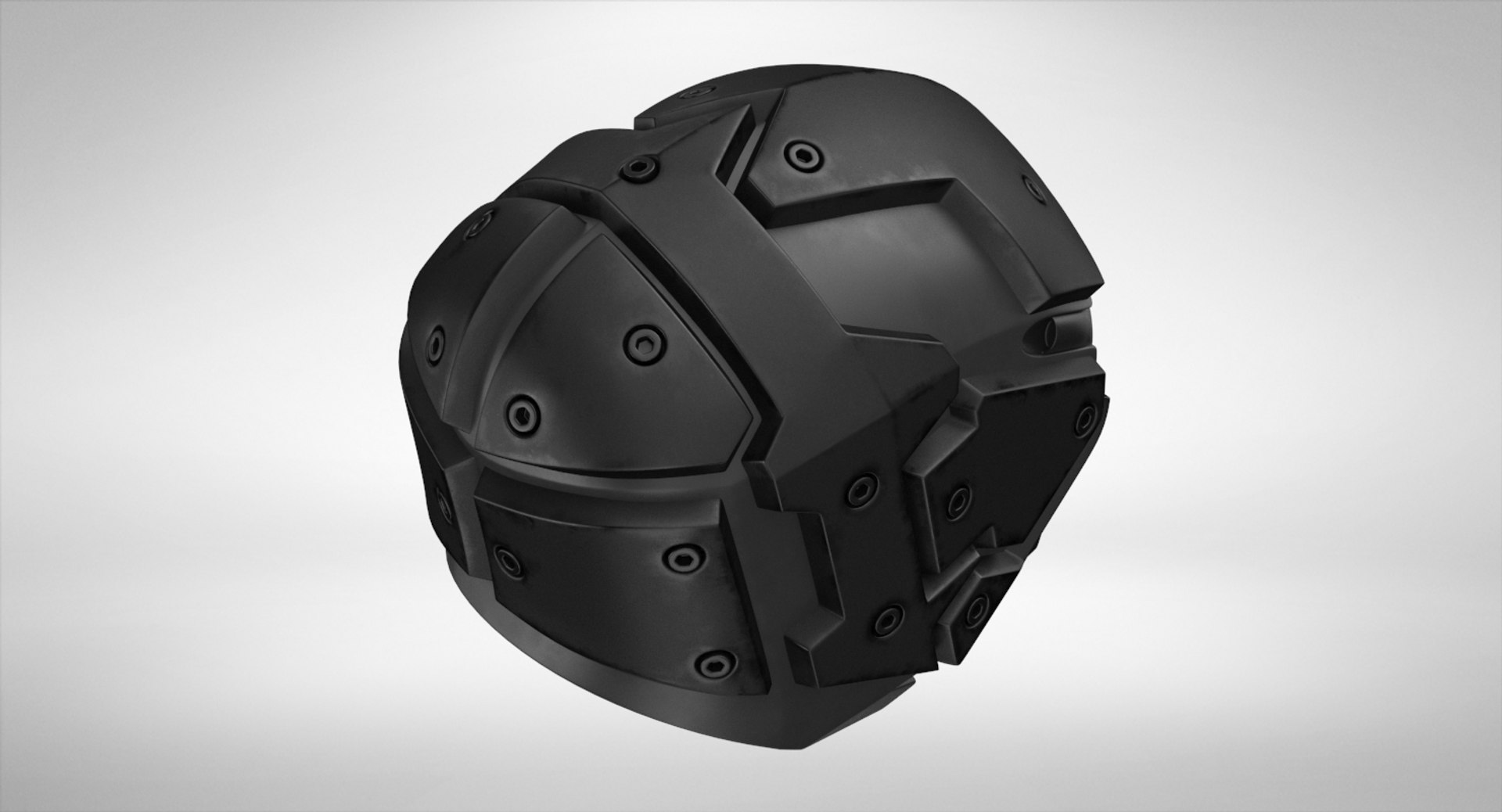 Kevlar Tactical Mask Black 3D - TurboSquid 1334446