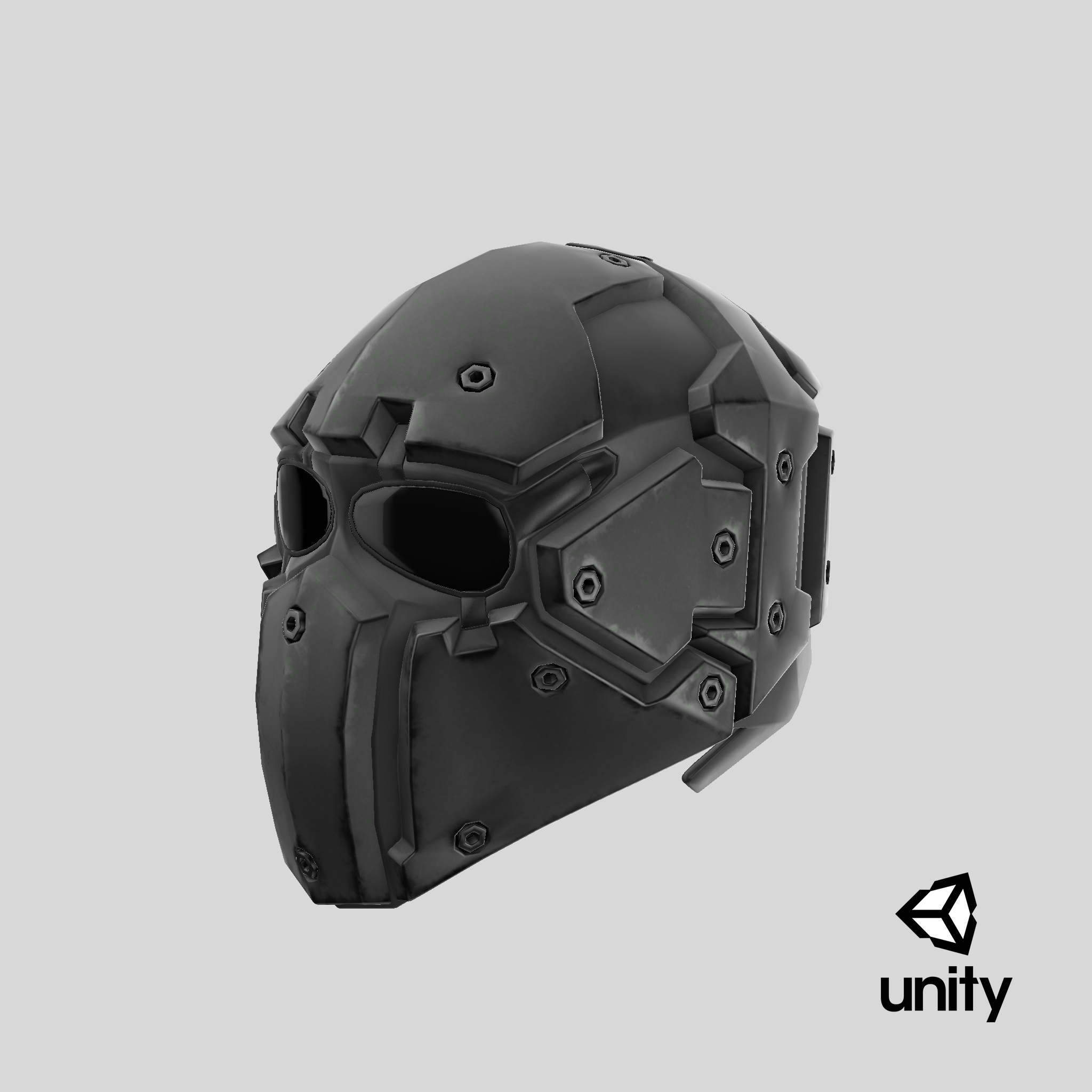 Kevlar tactical mask black 3D - TurboSquid 1334446
