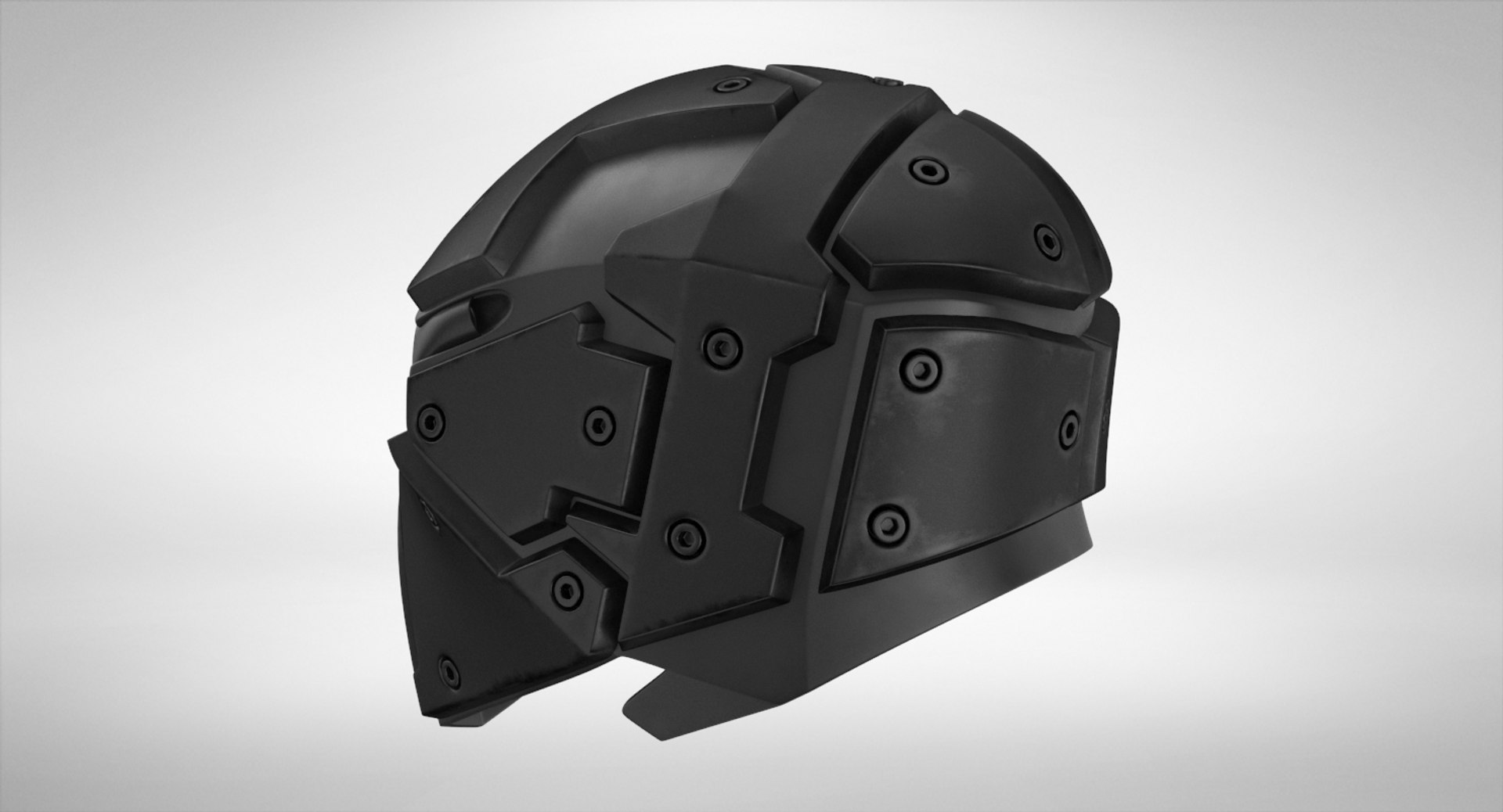 Kevlar Tactical Mask Black 3D - TurboSquid 1334446