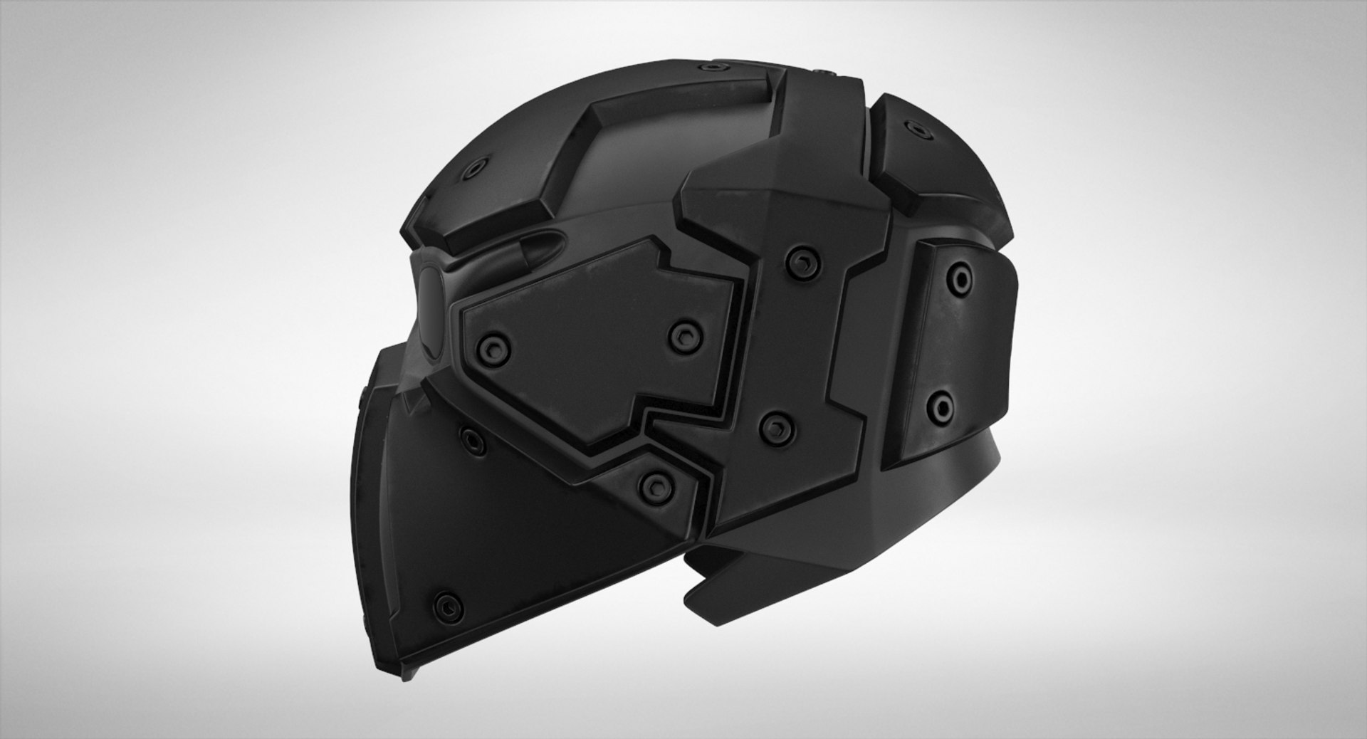 Kevlar Tactical Mask Black 3D - TurboSquid 1334446