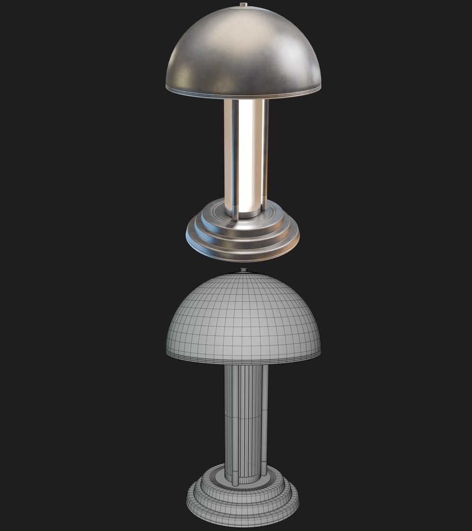Art Deco Lamps - 3D Asset Pack 3D Model - TurboSquid 2217881