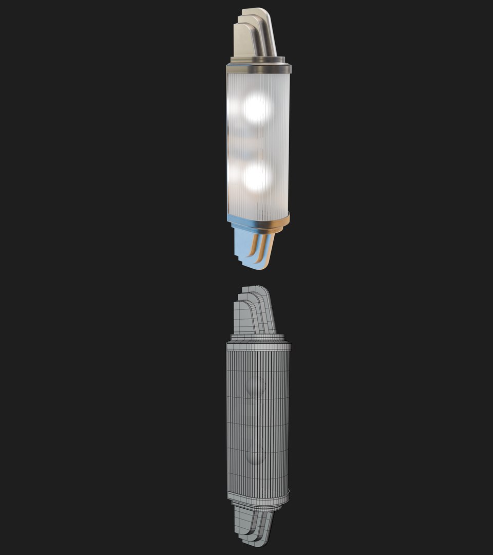 Art Deco Lamps - 3D Asset Pack 3D Model - TurboSquid 2217881