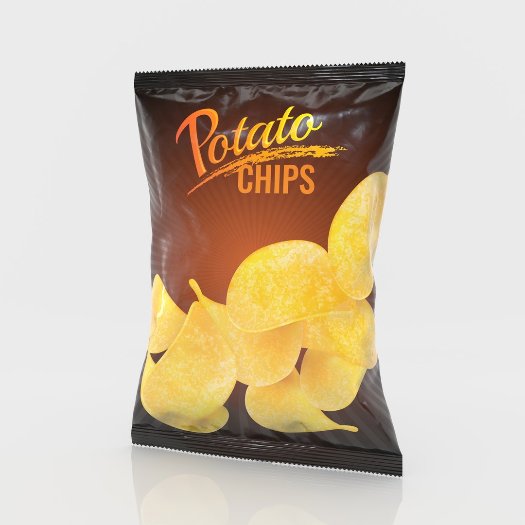 Potato Chips Package Type 01 Model - TurboSquid 2217841
