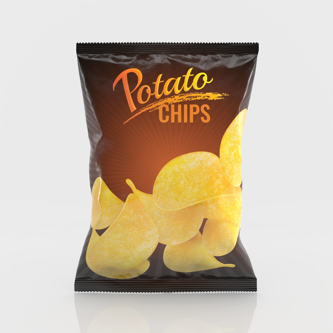 Potato Chips Package Type 01 Model - TurboSquid 2217841