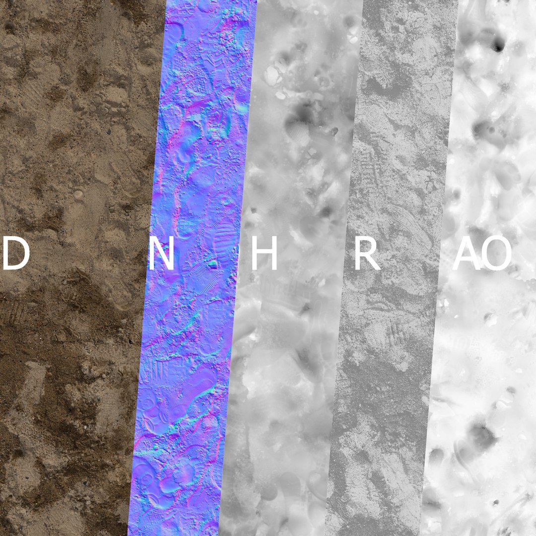 3D Sand Material 04 Model - TurboSquid 2280247