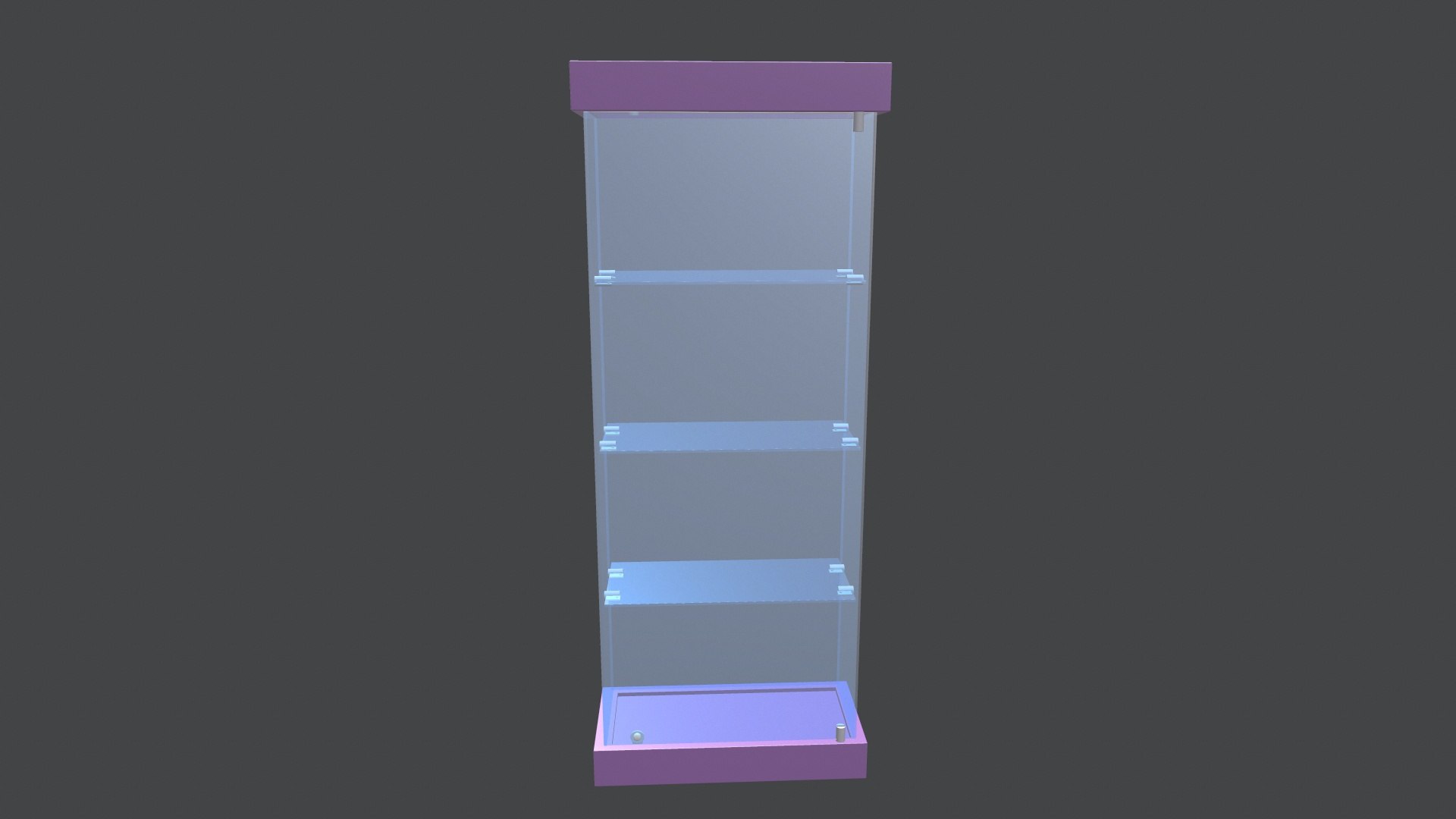 modelo 3d Shelf Glass Cabinet - TurboSquid 2072870