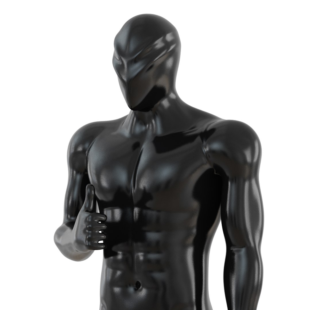 Abstract Mannequin Showing Thumb 3D - TurboSquid 1696696