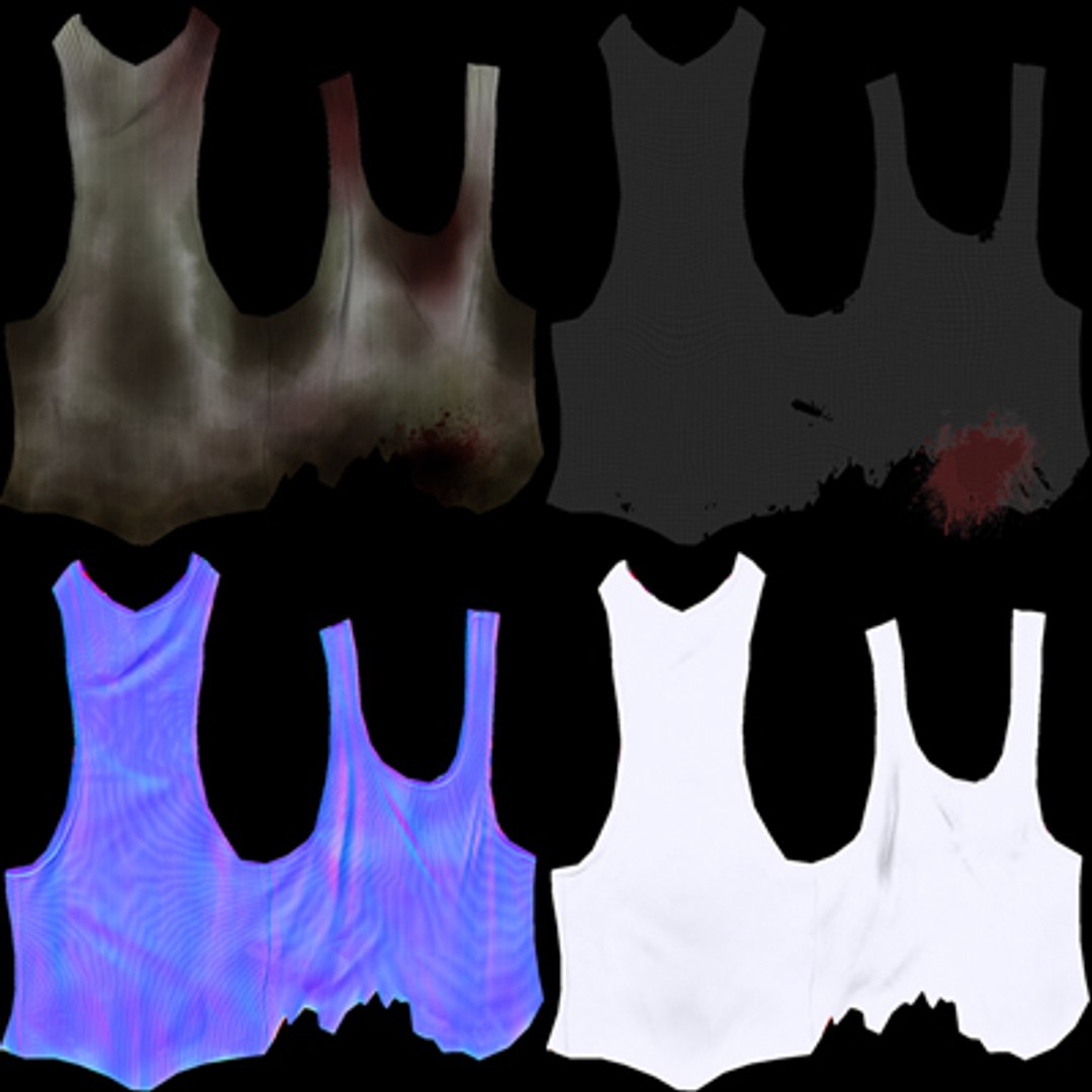 Zombie Maps Normal 3d Model