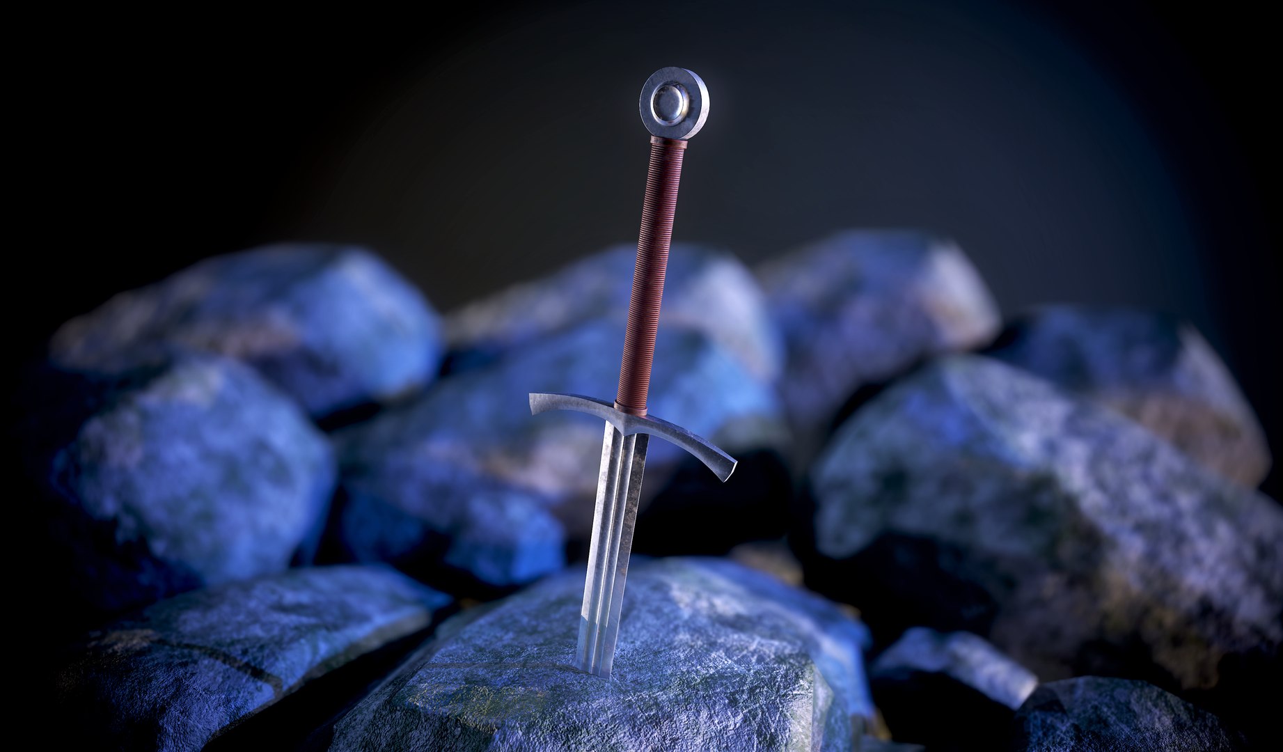 The Sword in the Stone 3D model - TurboSquid 1728433