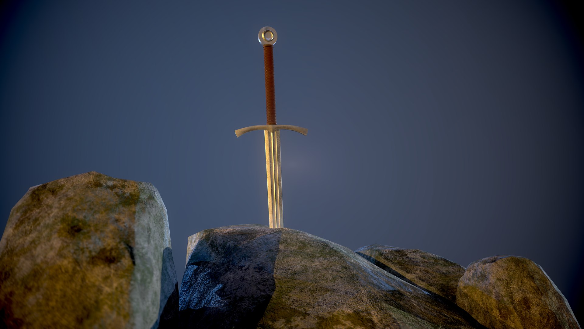 The Sword in the Stone 3D model - TurboSquid 1728433