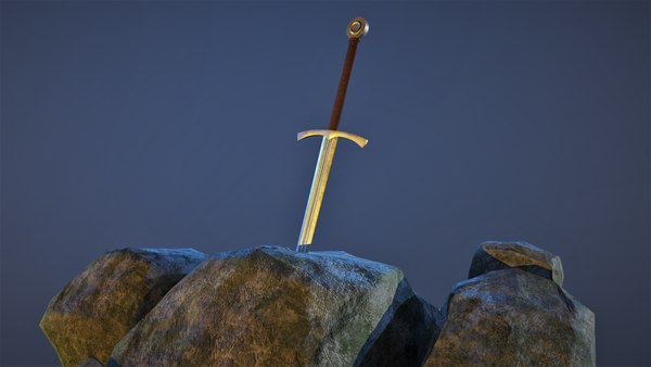 The Sword in the Stone 3D model - TurboSquid 1728433