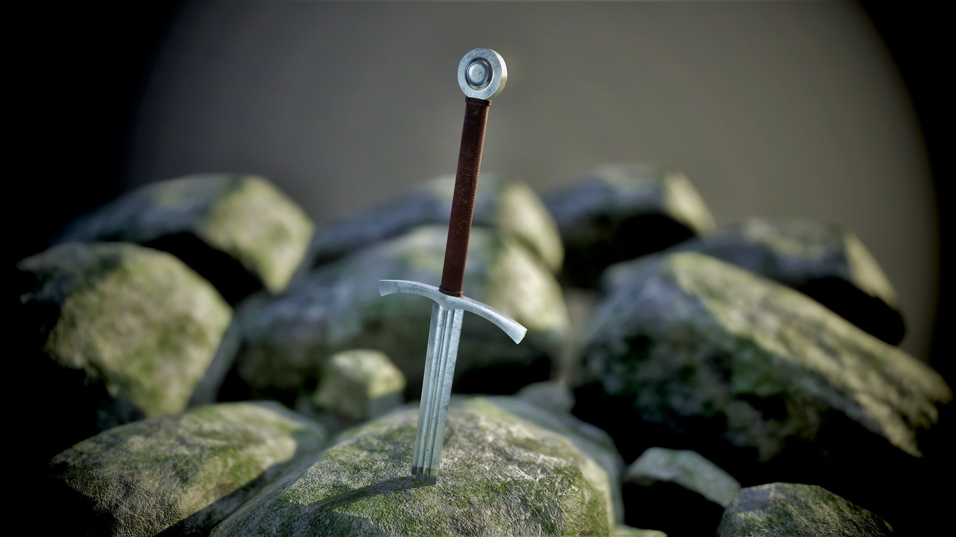 The Sword in the Stone 3D model - TurboSquid 1728433