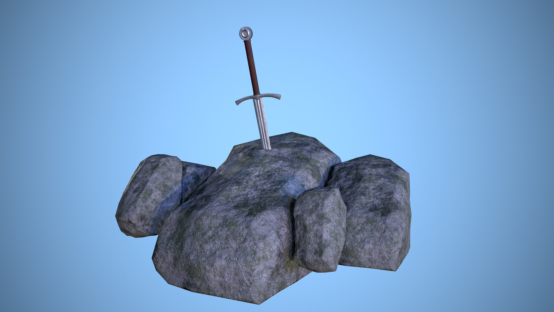 The Sword in the Stone 3D model - TurboSquid 1728433