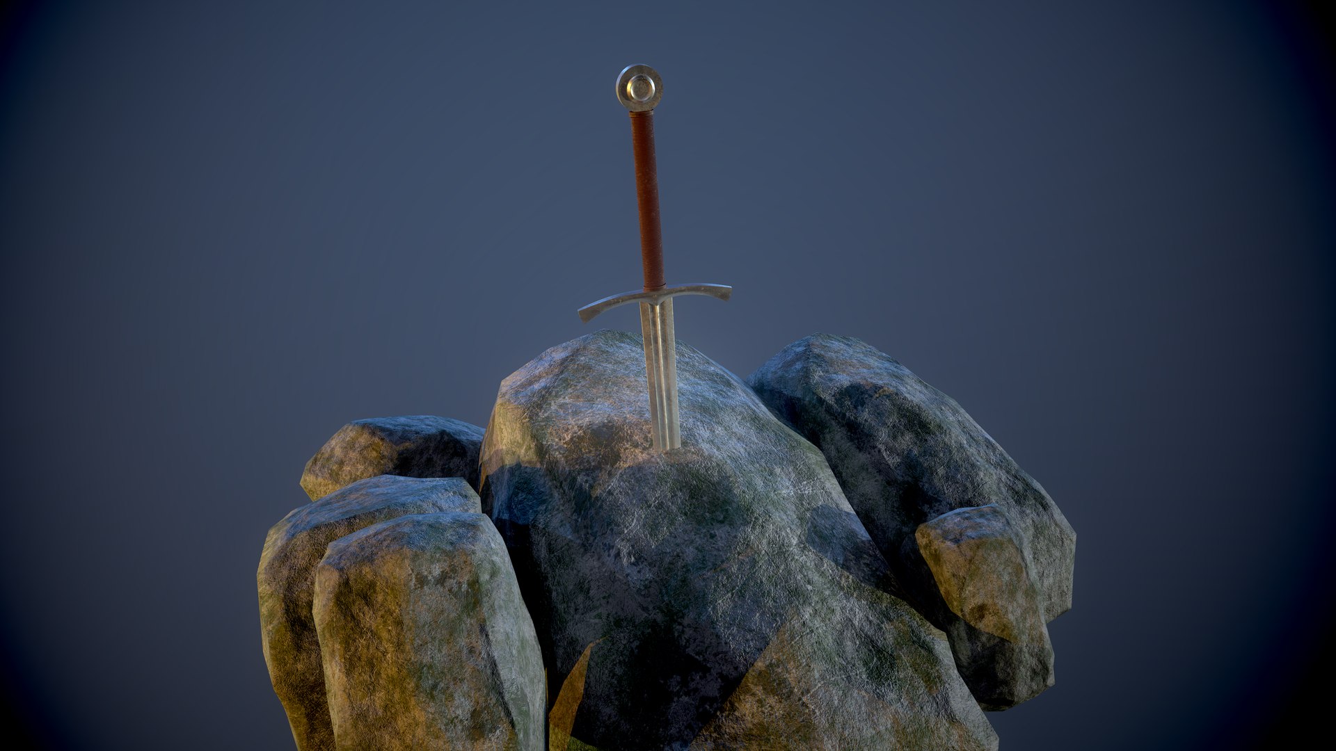 The Sword in the Stone 3D model - TurboSquid 1728433