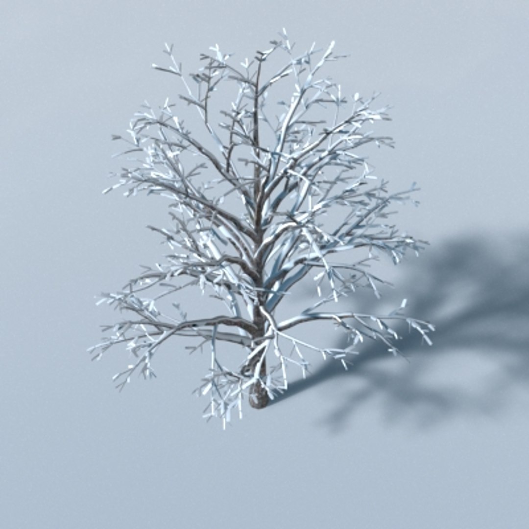 3d 3ds snowtree snow tree
