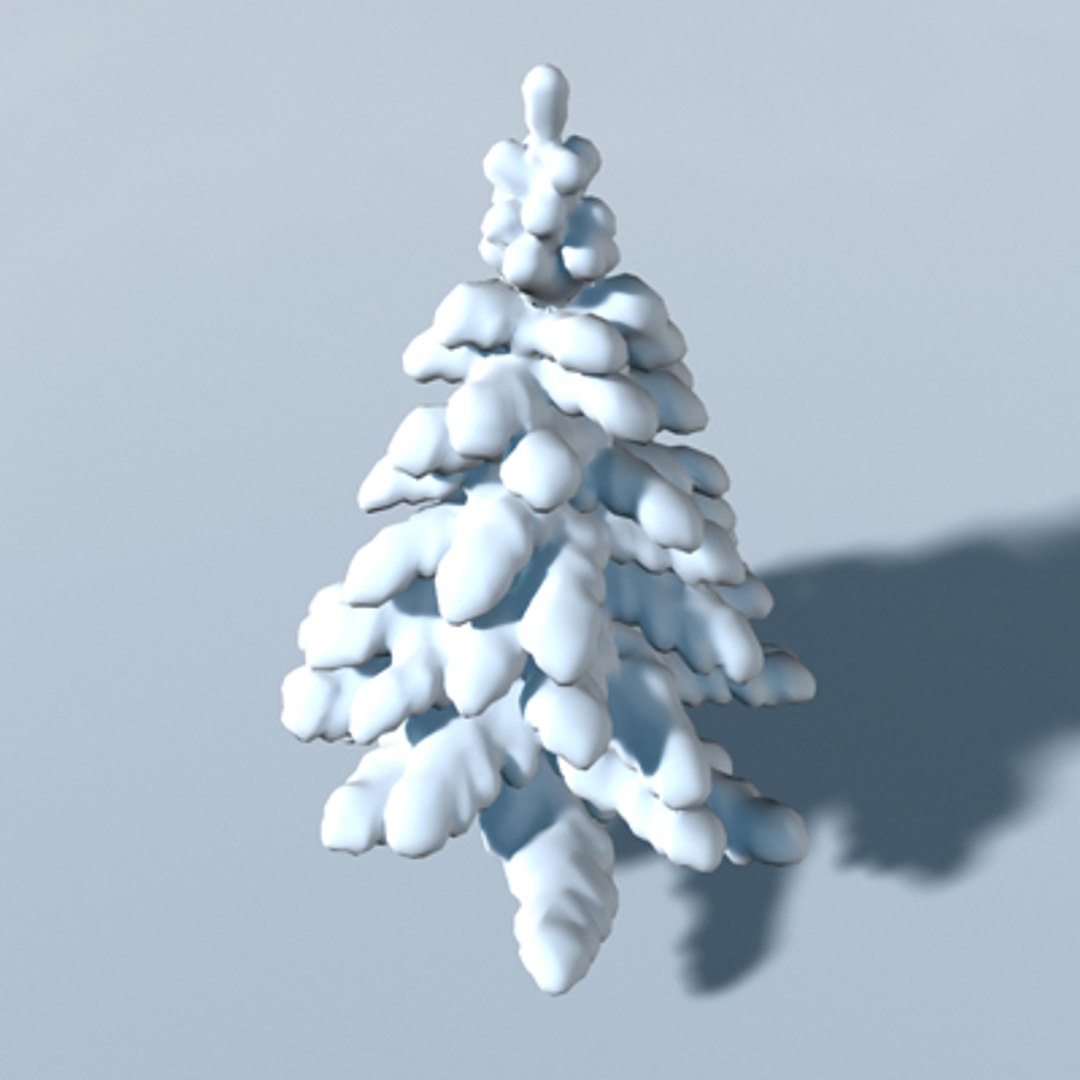 3d 3ds snowtree snow tree