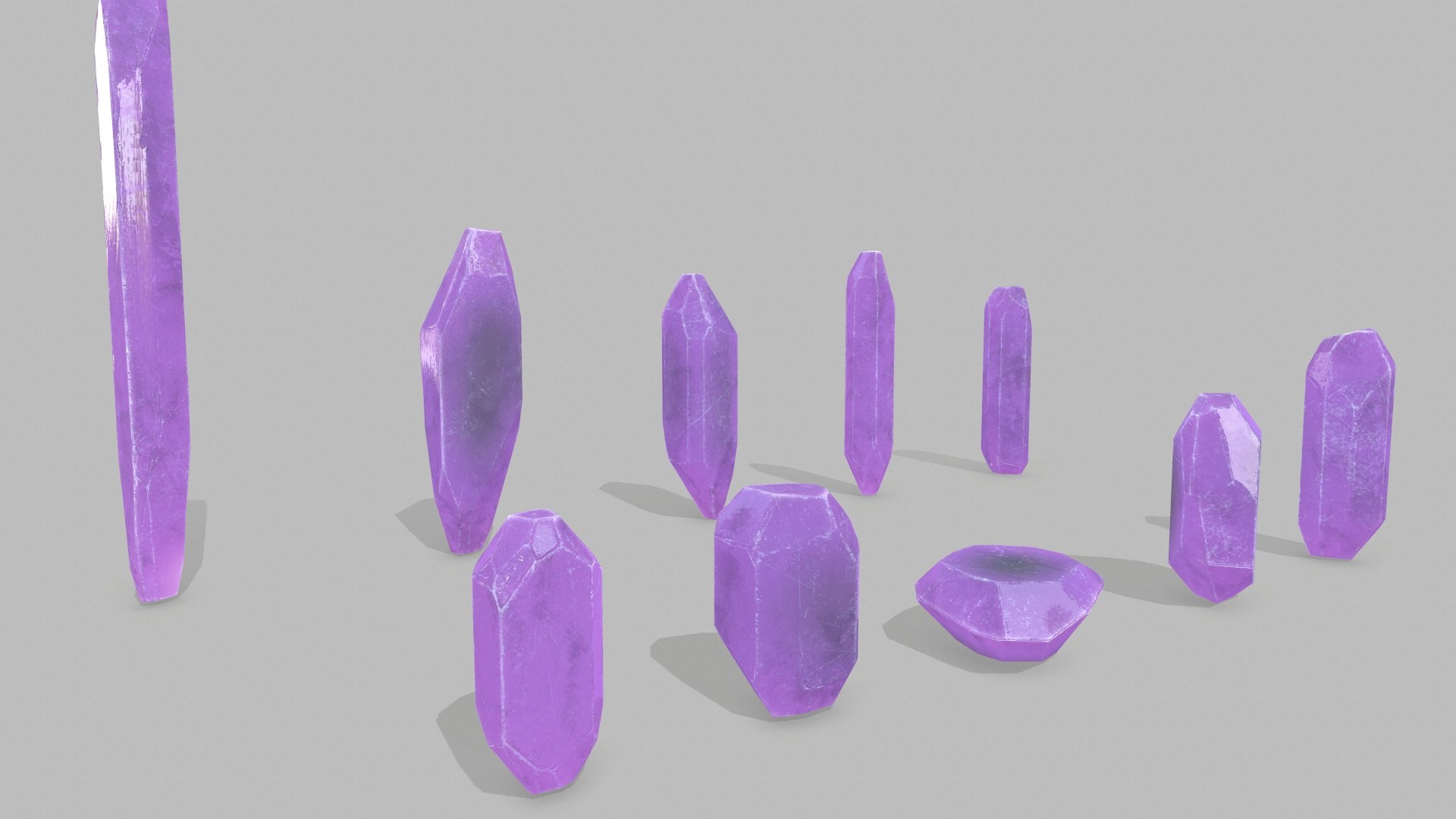 Crystal Set 3D Model - TurboSquid 2138824