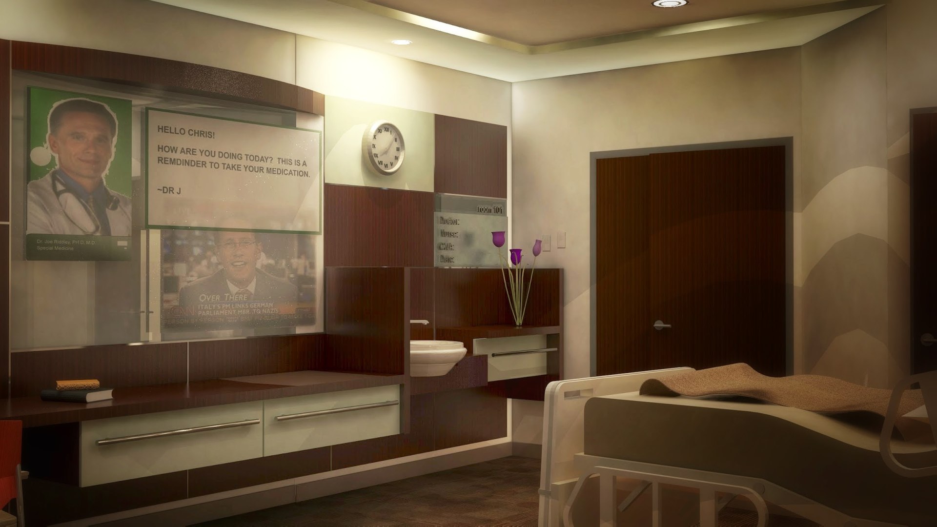 3d Model 350 Patient Room Design