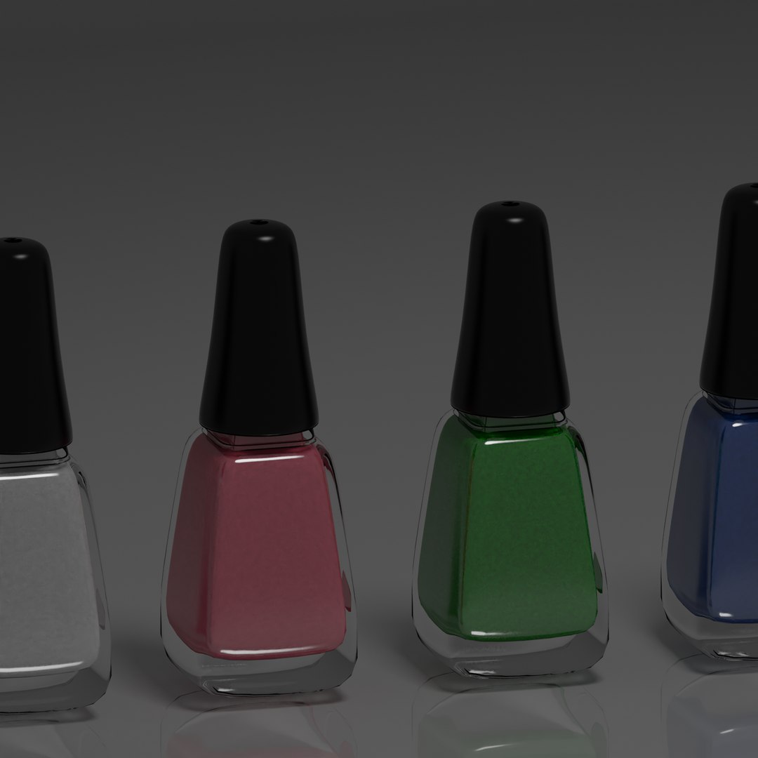3D Nail Polish - TurboSquid 1818045