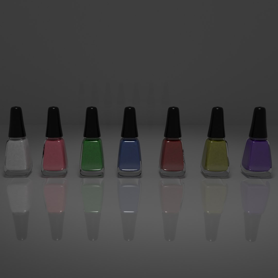 3D Nail Polish - TurboSquid 1818045